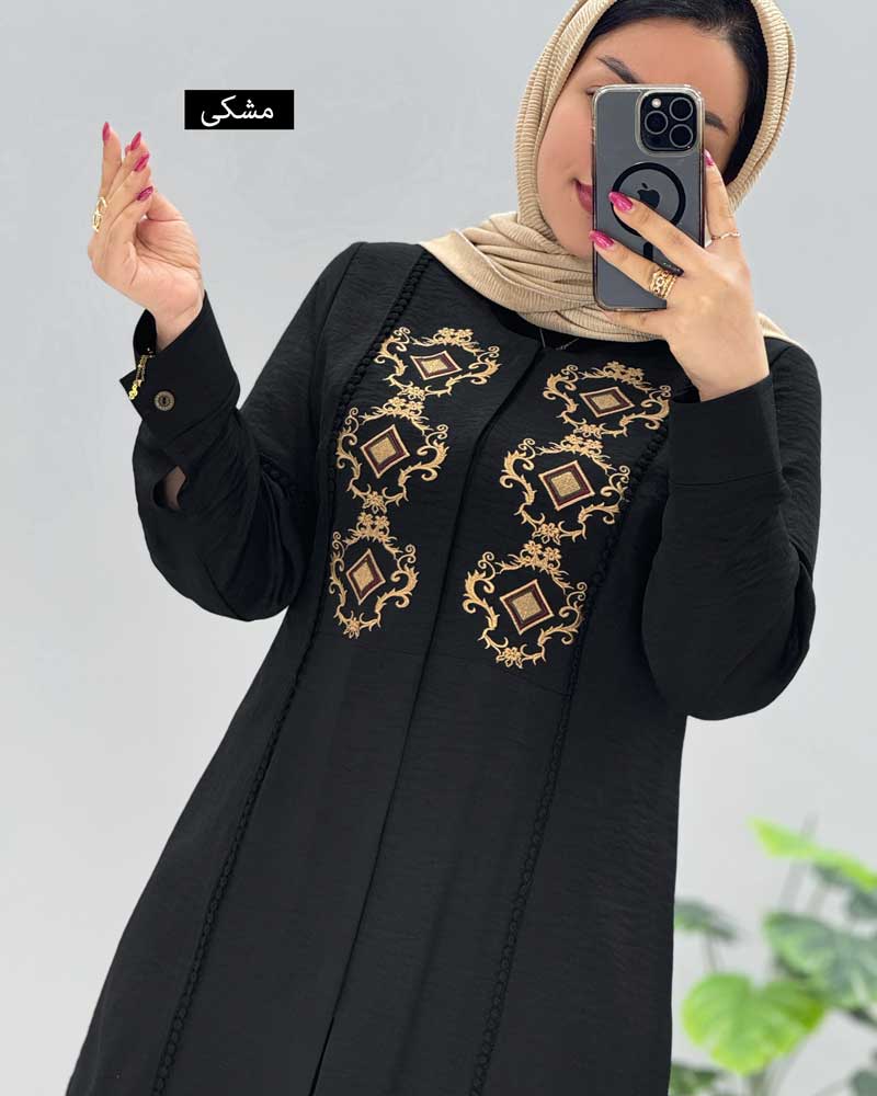 مانتو شانتون نگارین کد 452507 – پارسیس مد